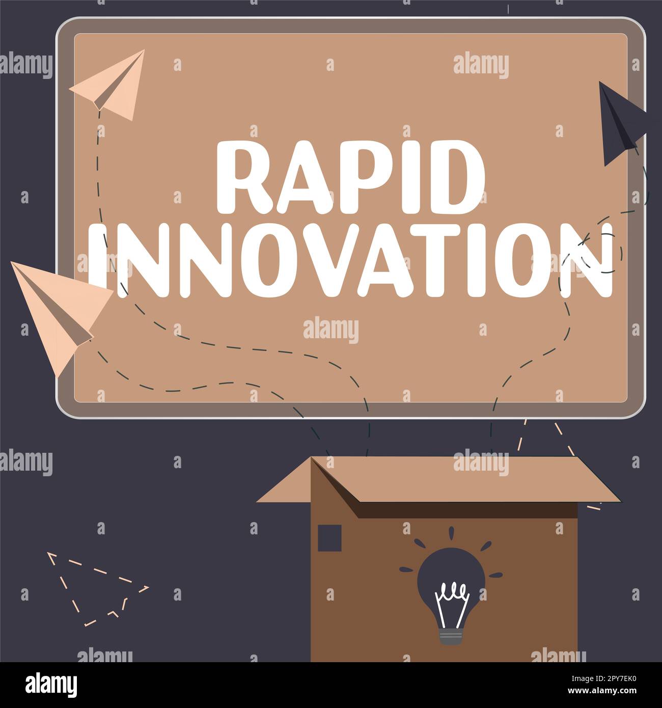 Conceptual display Rapid Innovation. Business concept characteristic of ...