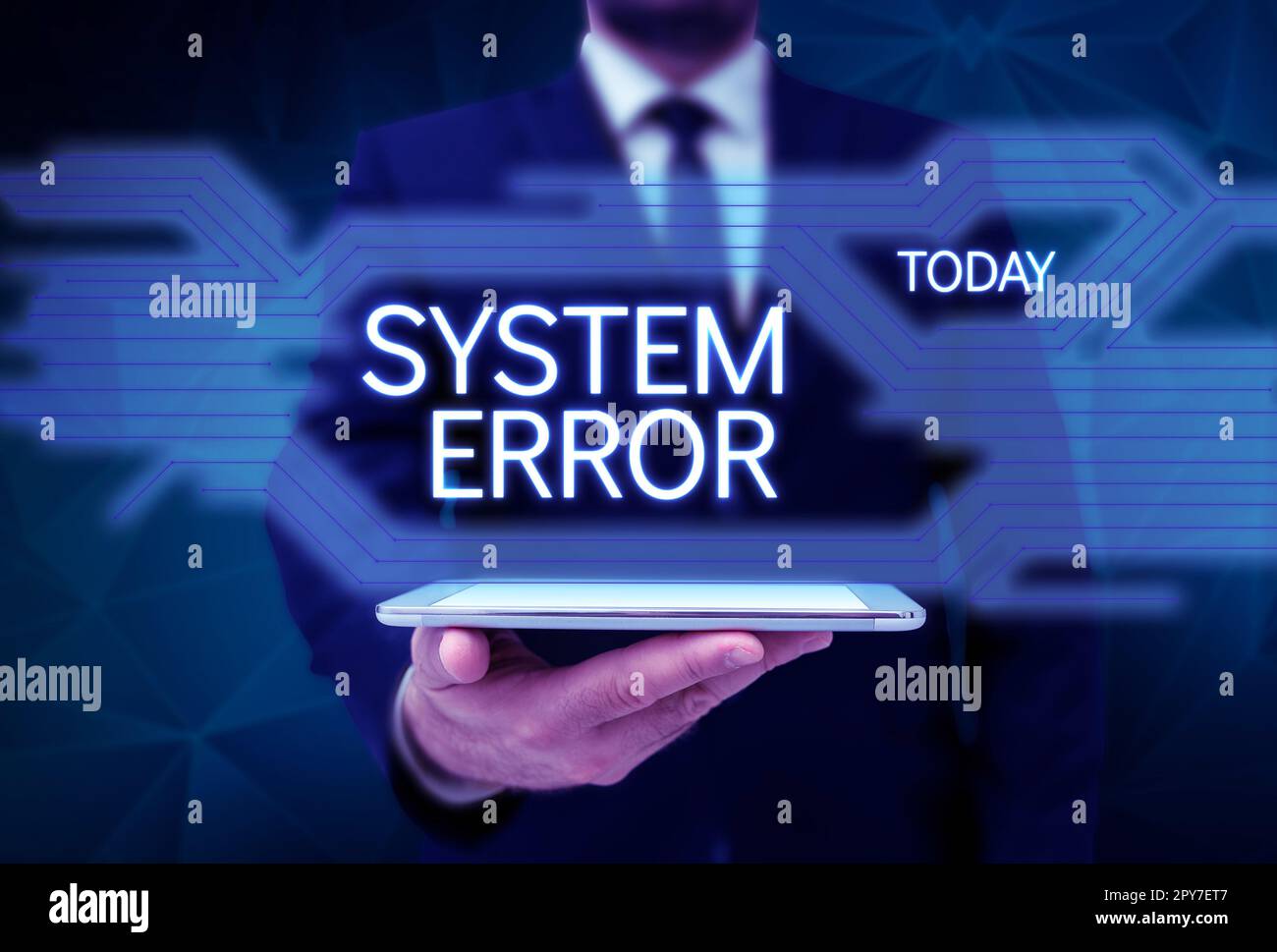 Handwriting text System Error. Conceptual photo Technological failure ...