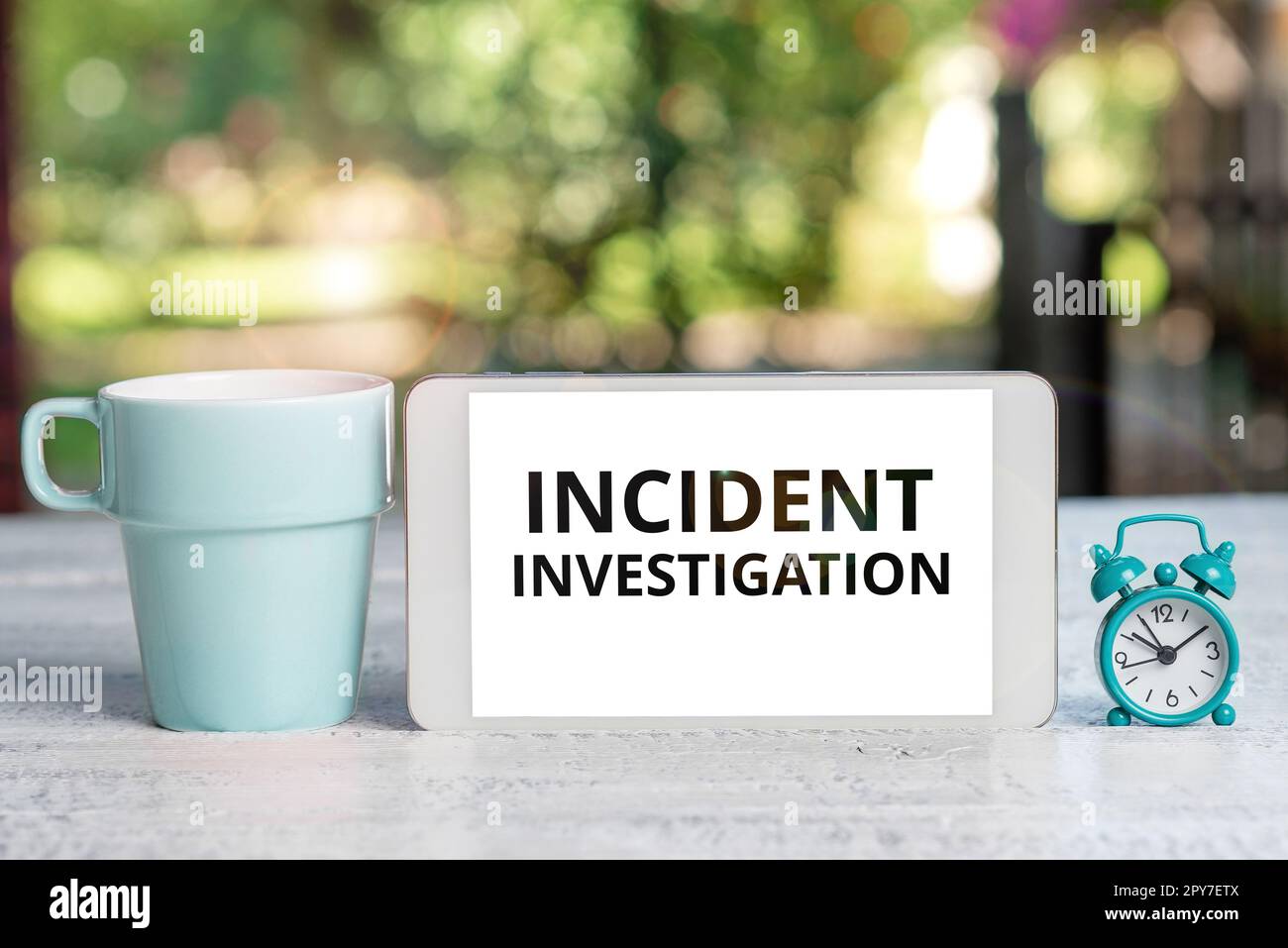 Sign displaying Incident Investigation. Business approach responsible ...