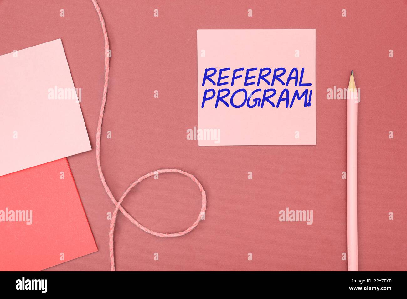 Conceptual caption Referral Program. Concept meaning sending own ...