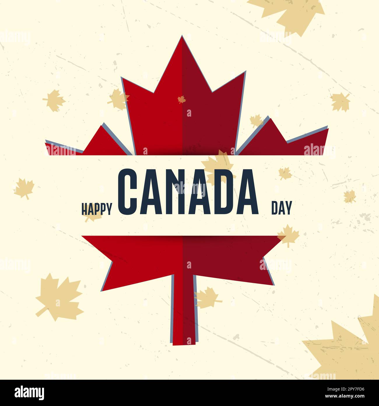 Happy Canada Day 1st of July celebration concept. Poster, banner design ...