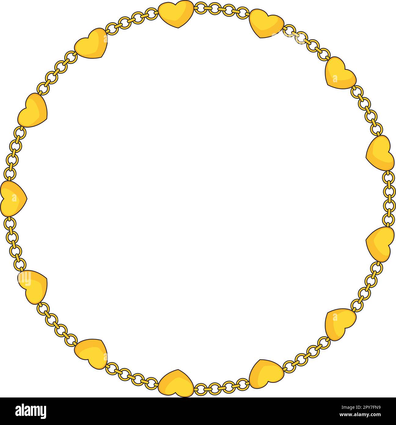 Braided gold chains Cut Out Stock Images & Pictures - Alamy