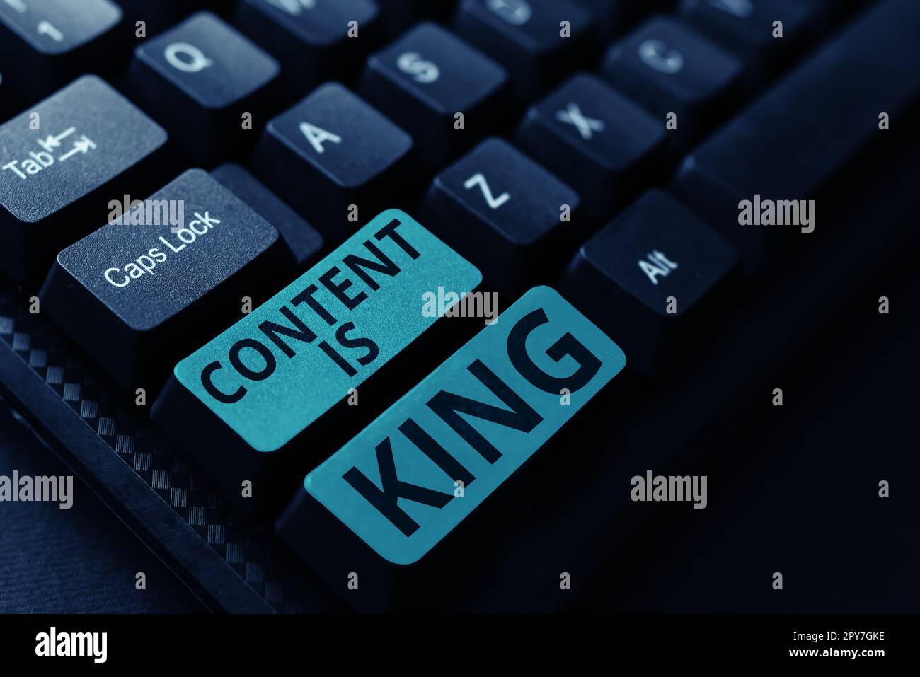 Inspiration showing sign Content Is King. Business idea Content is the ...