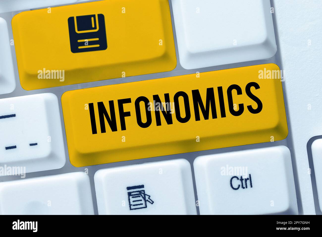 Writing displaying text Infonomics. Conceptual photo visual image used ...