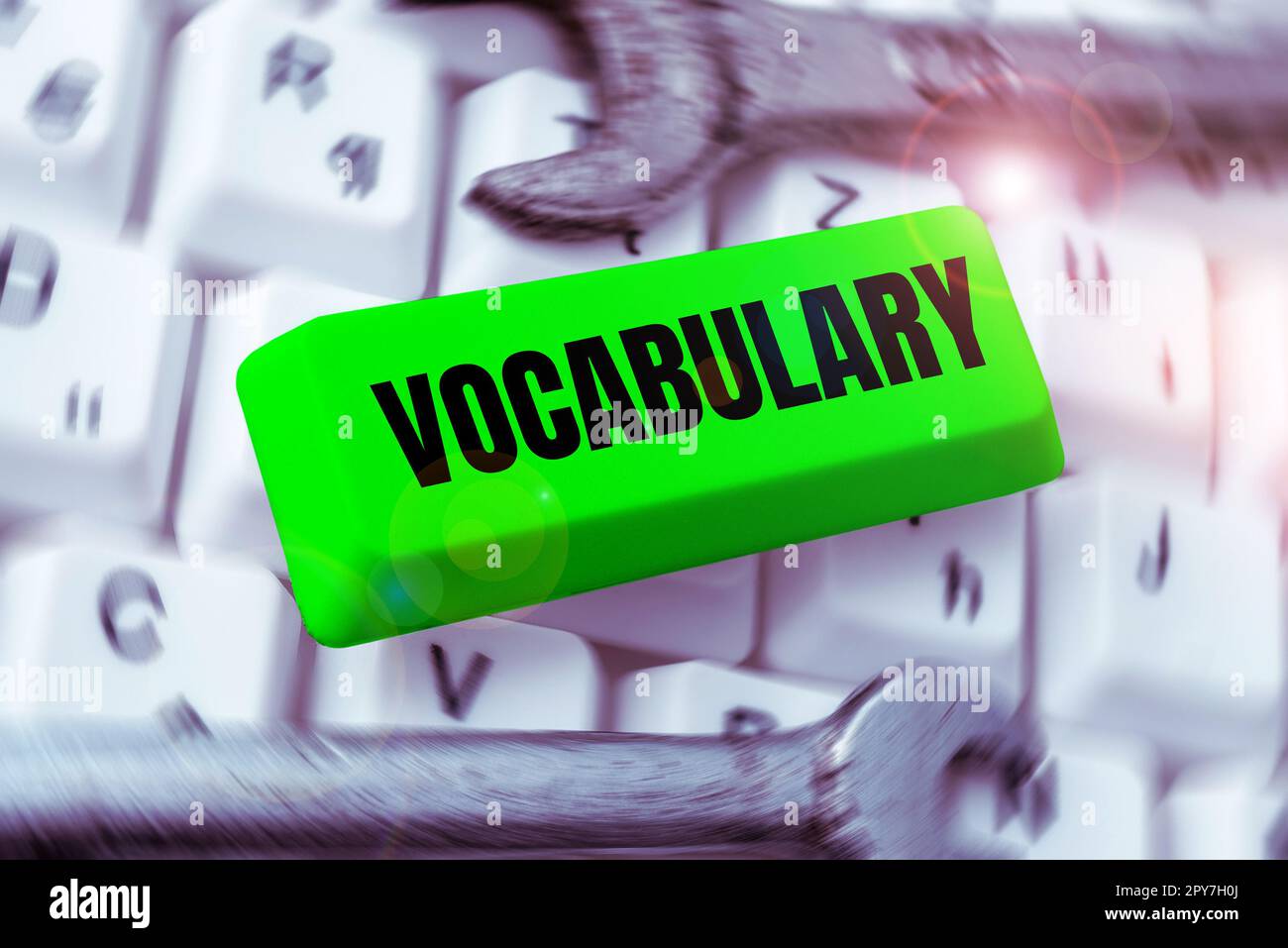 Text showing inspiration Vocabulary. Business concept collection of ...