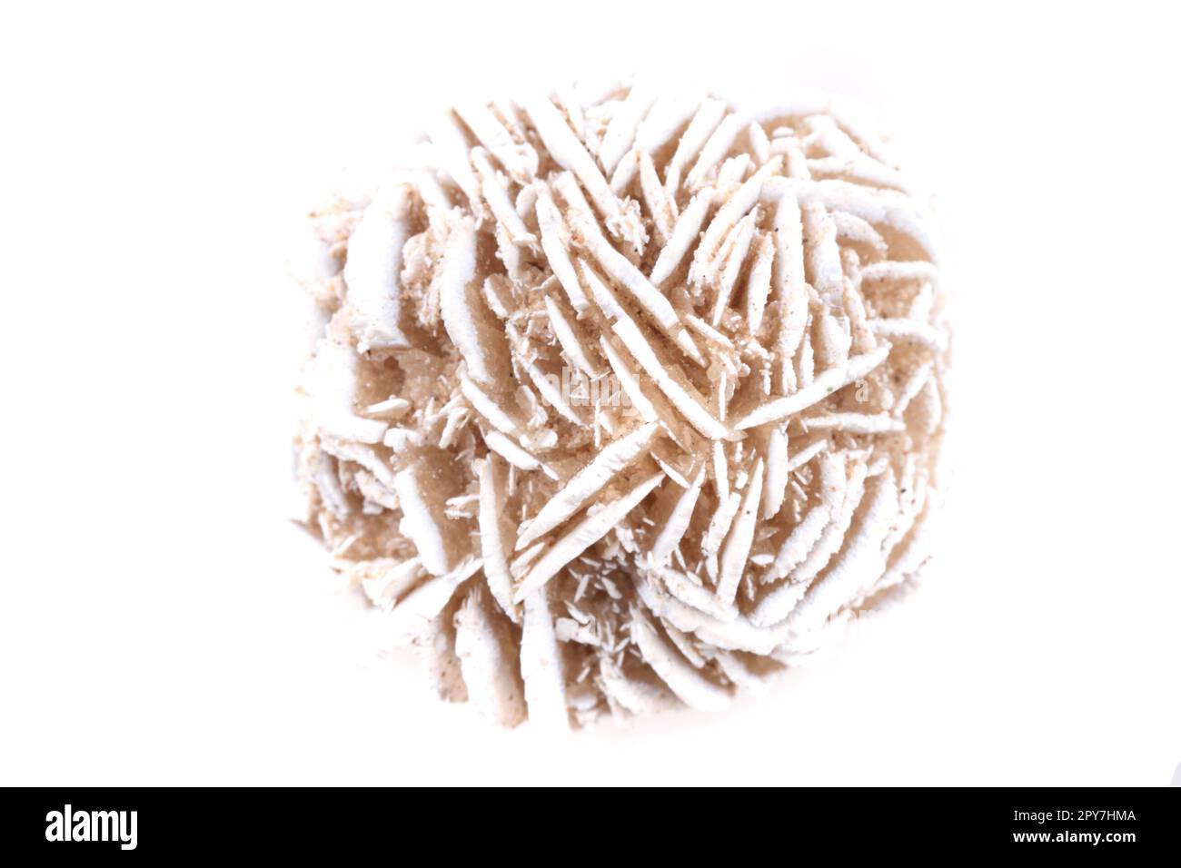 sand rose minerals isolated on the white background Stock Photo - Alamy