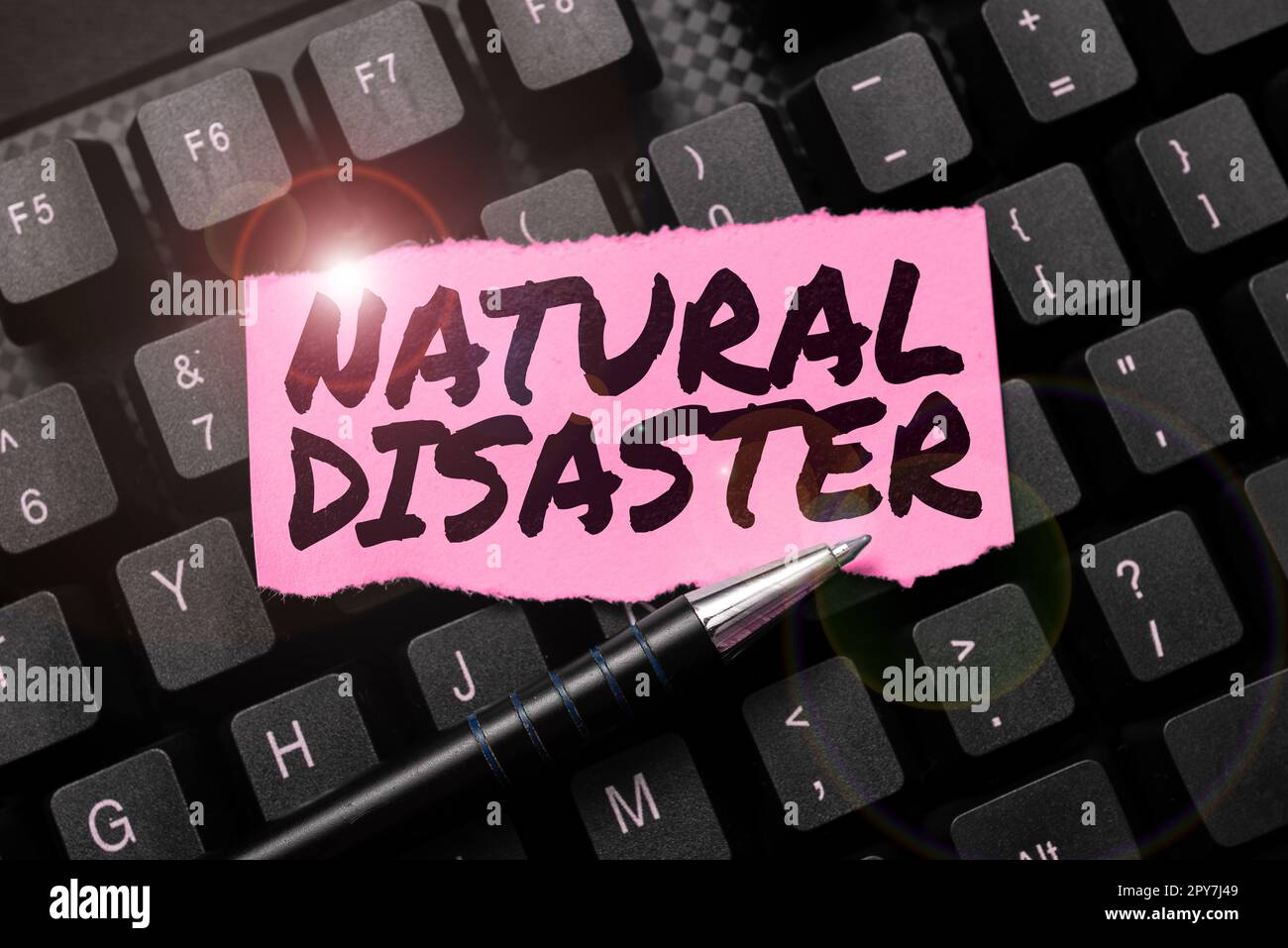 Conceptual display Natural Disaster. Business showcase occurring in the ...