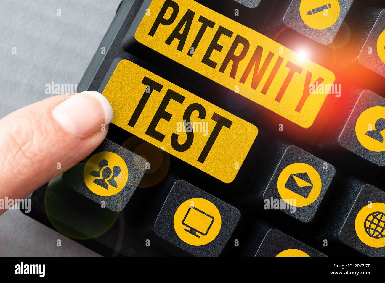 Conceptual display Paternity Test, Business approach a test of DNA to ...