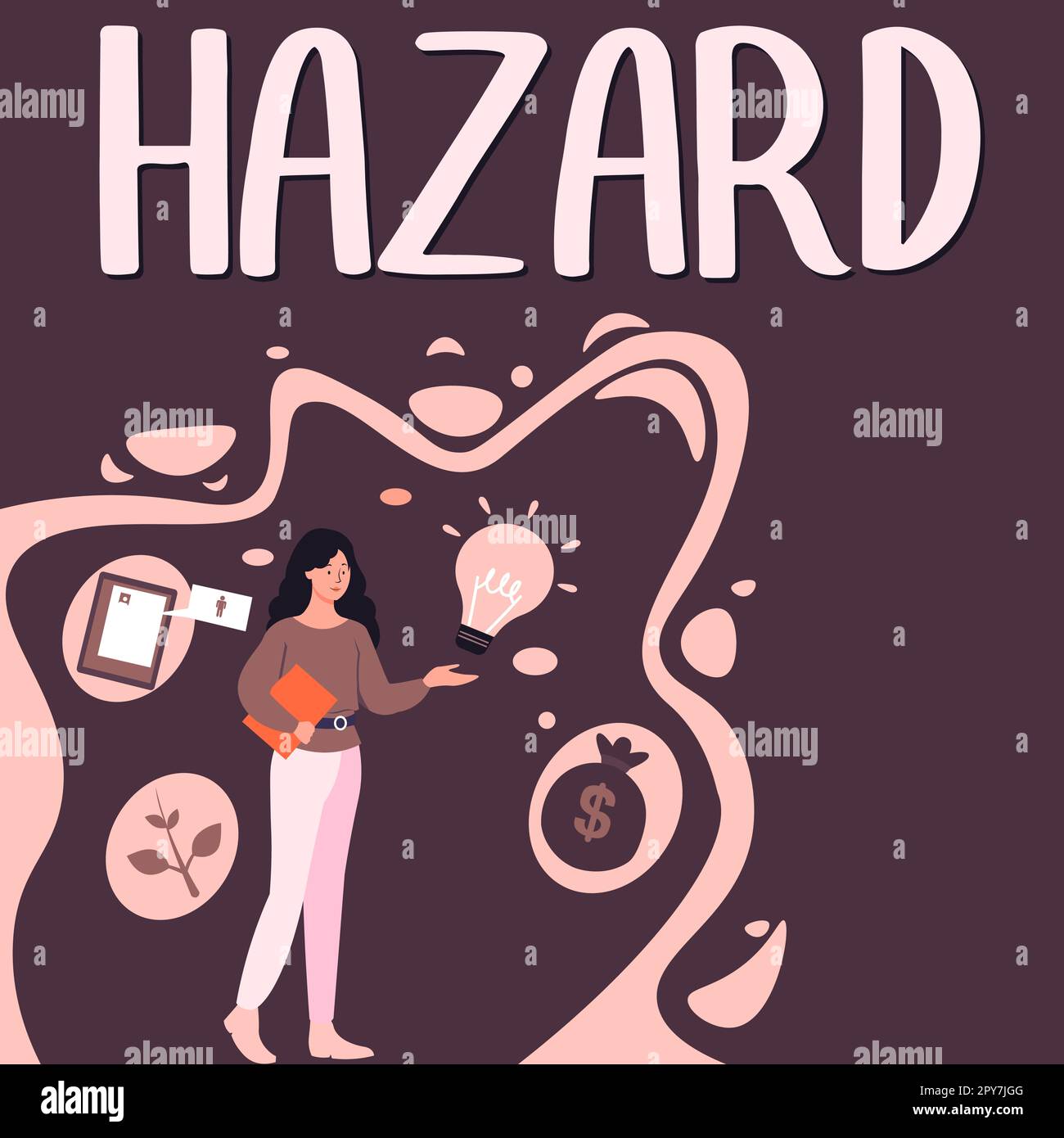 Conceptual caption Hazard. Concept meaning account or statement ...