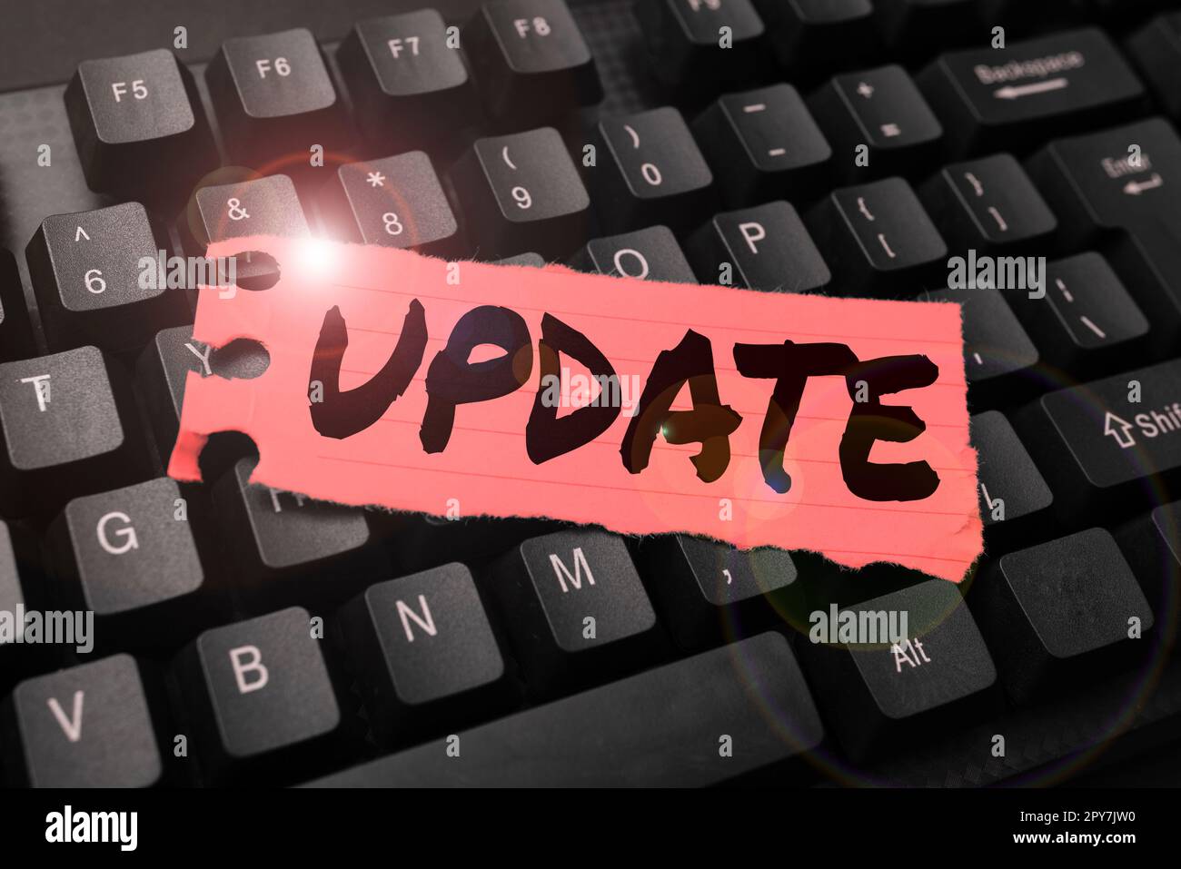 Sign displaying Update. Internet Concept Up to date Make something more modern or updated newer ...