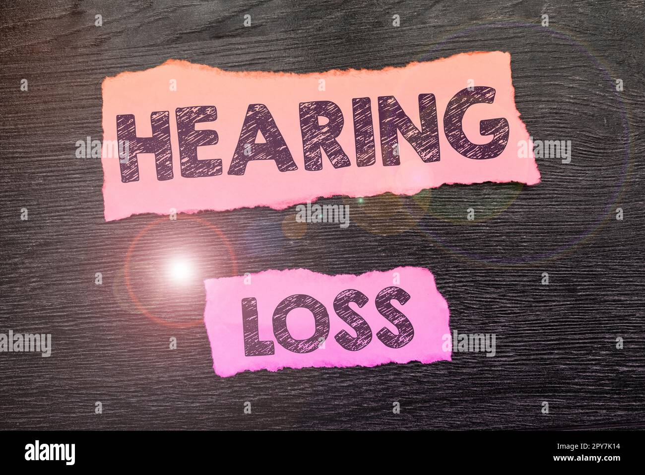 Inspiration showing sign Hearing Loss. Business showcase is partial or ...