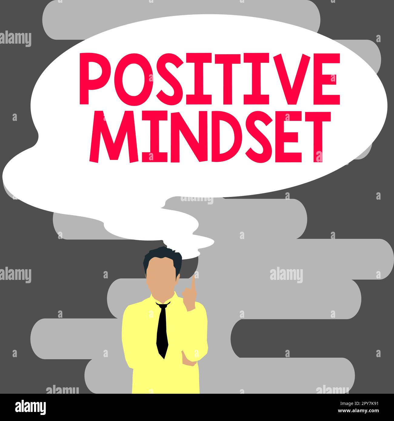 Hand writing sign Positive Mindset. Conceptual photo mental and ...