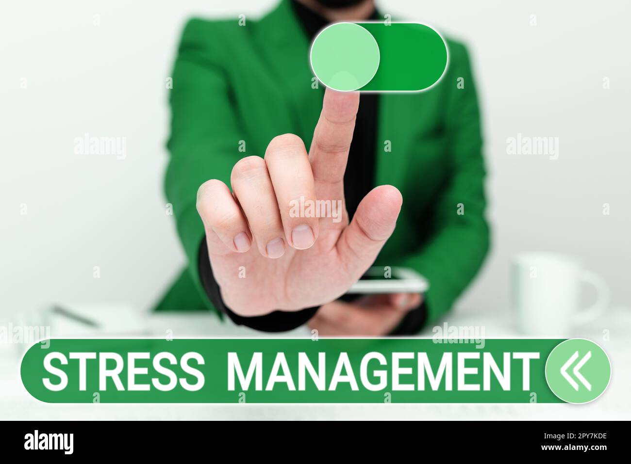 Text showing inspiration Stress Management. Word Written on learning ...