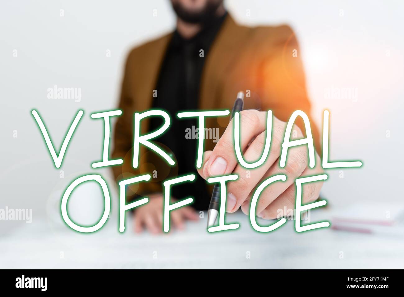 Conceptual caption Virtual Office, Word for Mobile work-environment ... Conceptual caption Virtual Office, Word for Mobile work-environment ...