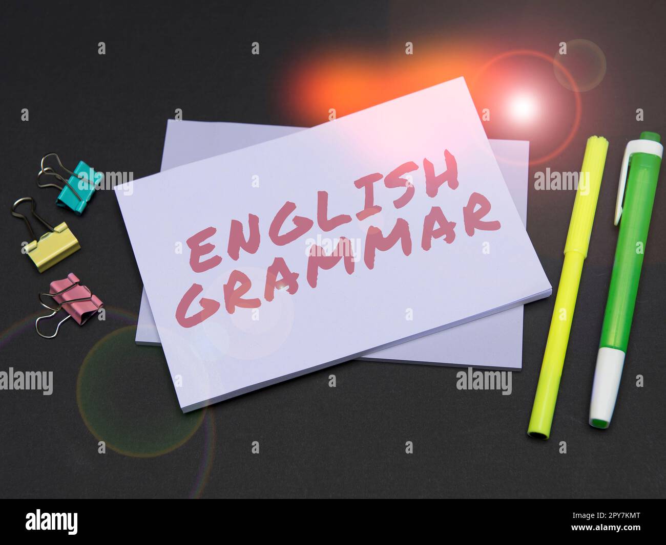 Handwriting text English Grammar. Business showcase courses cover all ...