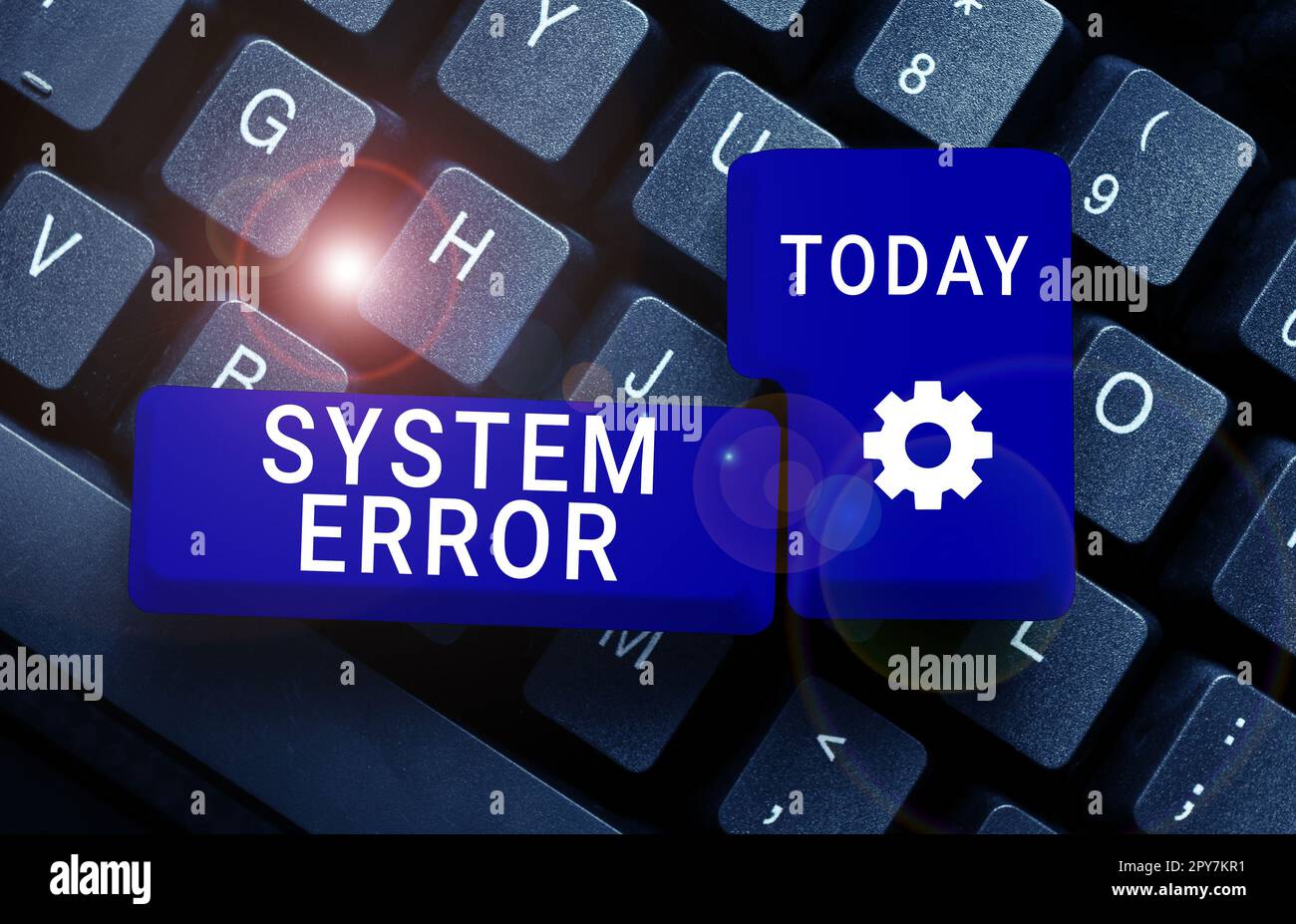 Text showing inspiration System Error. Conceptual photo Technological ...