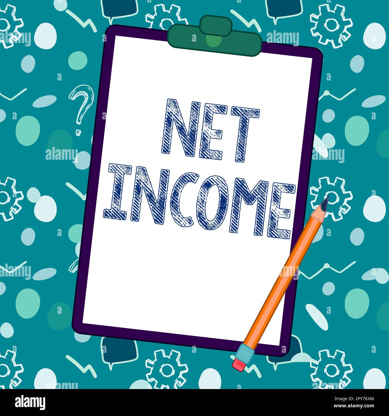 Hand writing sign Net Income. Business idea the gross income remaining ...