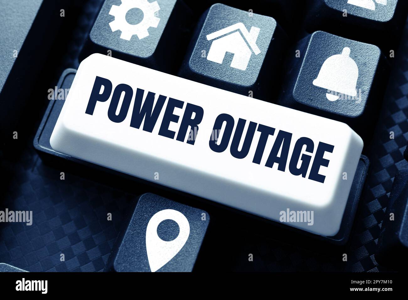 Handwriting text Power Outage. Internet Concept The ability to ...