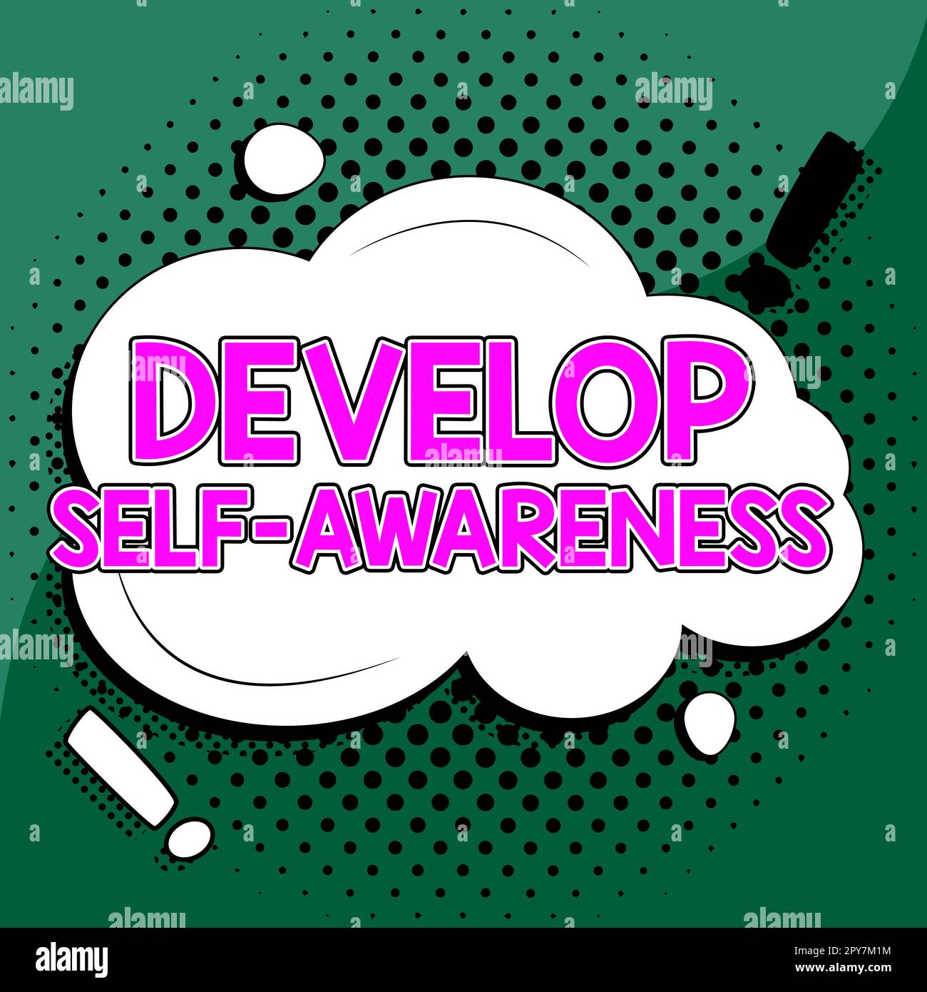 Conceptual display Develop Self Awareness. Word Written on Improve ...