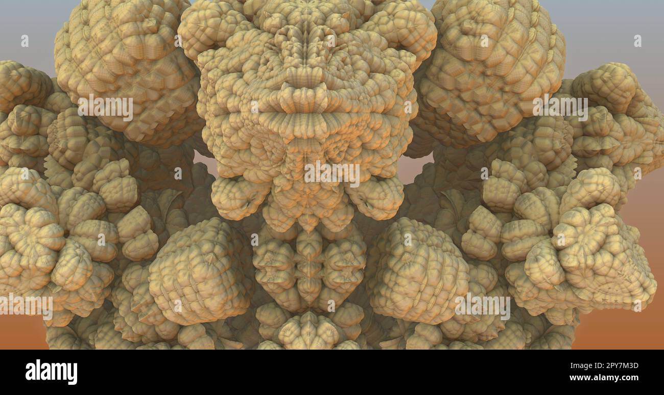 the surface of an alien planet under an alien sun 3d rendering Stock ...