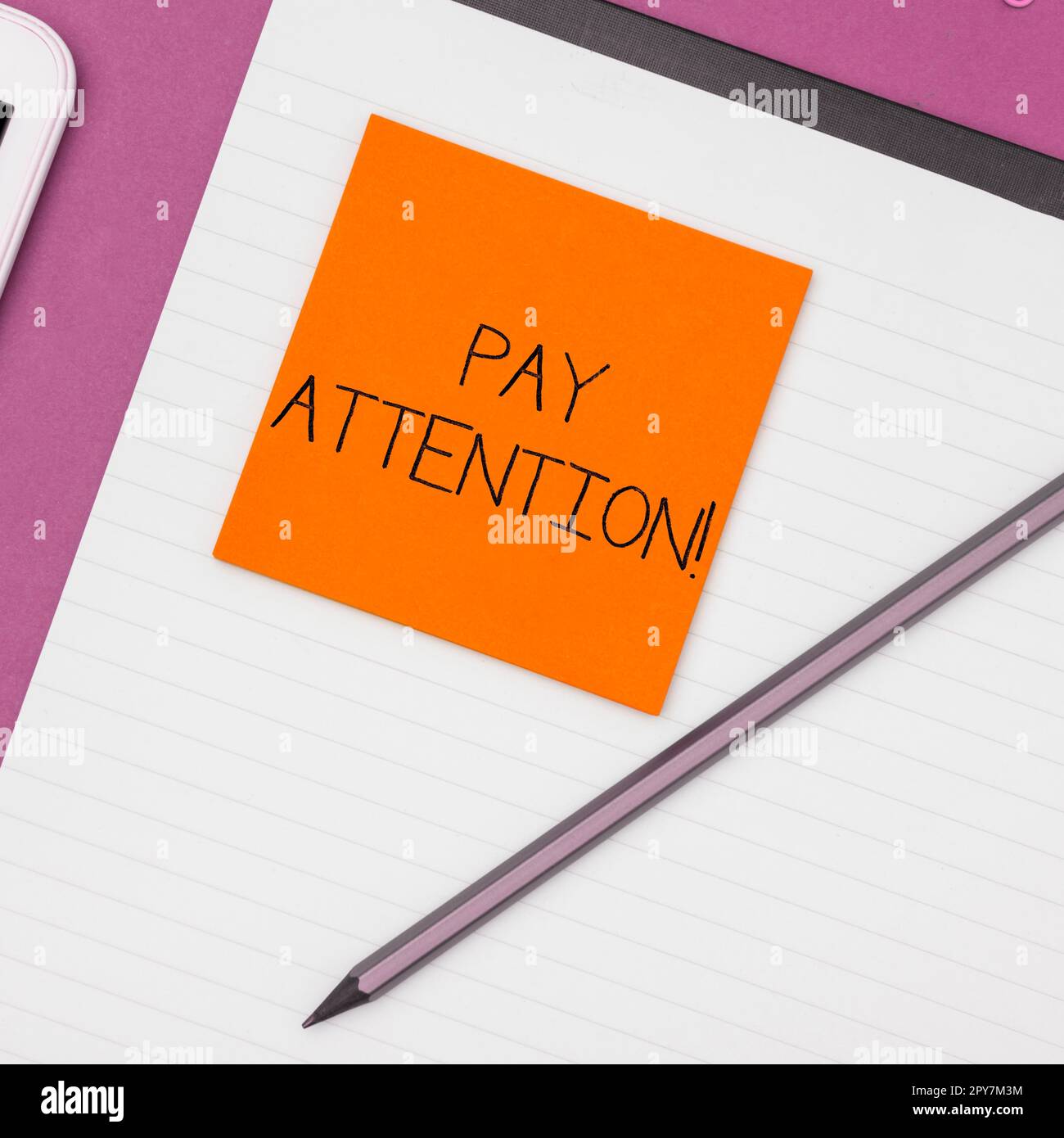 Attention notice hi-res stock photography and images - Alamy