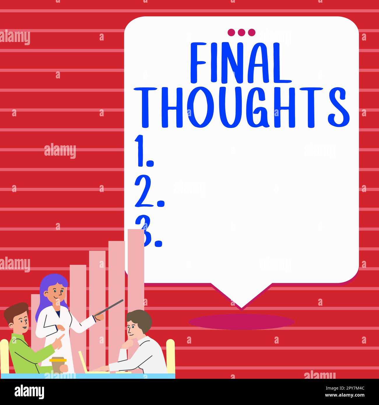 Text caption presenting Final Thoughts. Word Written on Conclusion Last ...