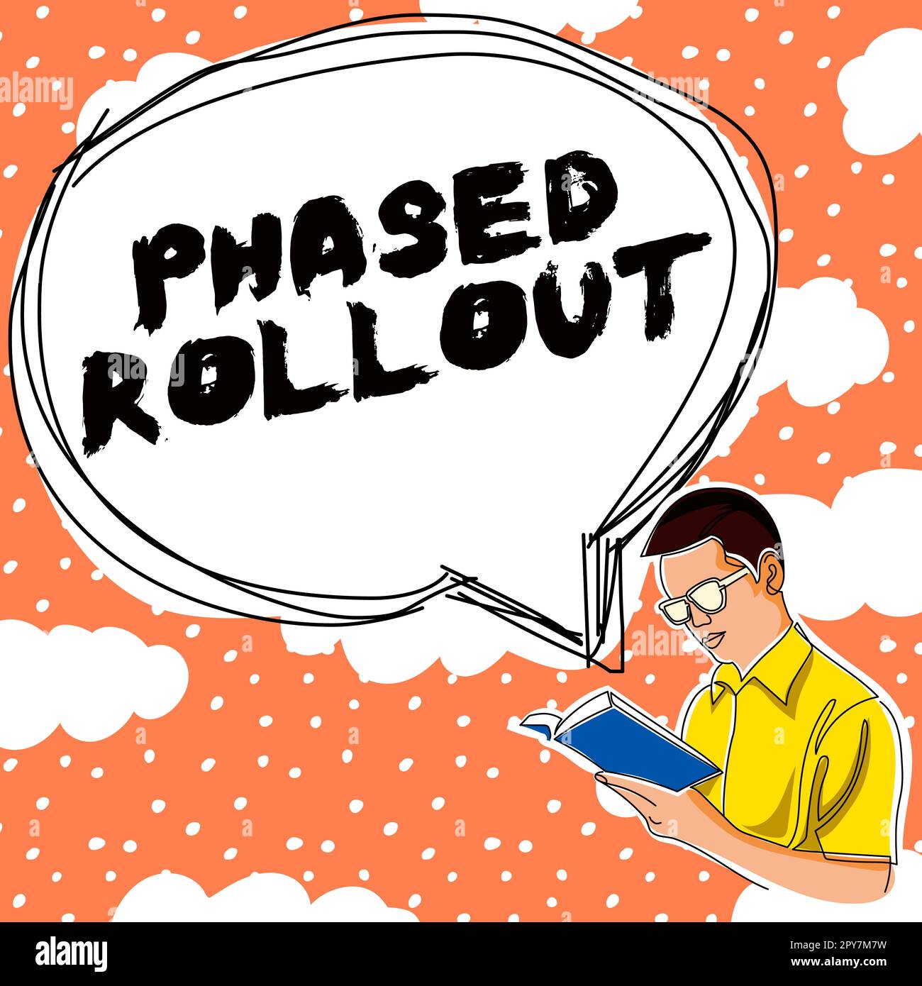 Inspiration showing sign Phased Rollout. Conceptual photo the practice ...