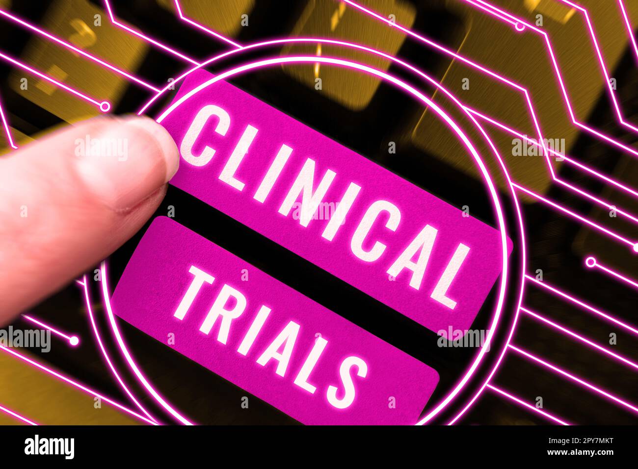 Inspiration showing sign Clinical Trials. Concept meaning Research ...