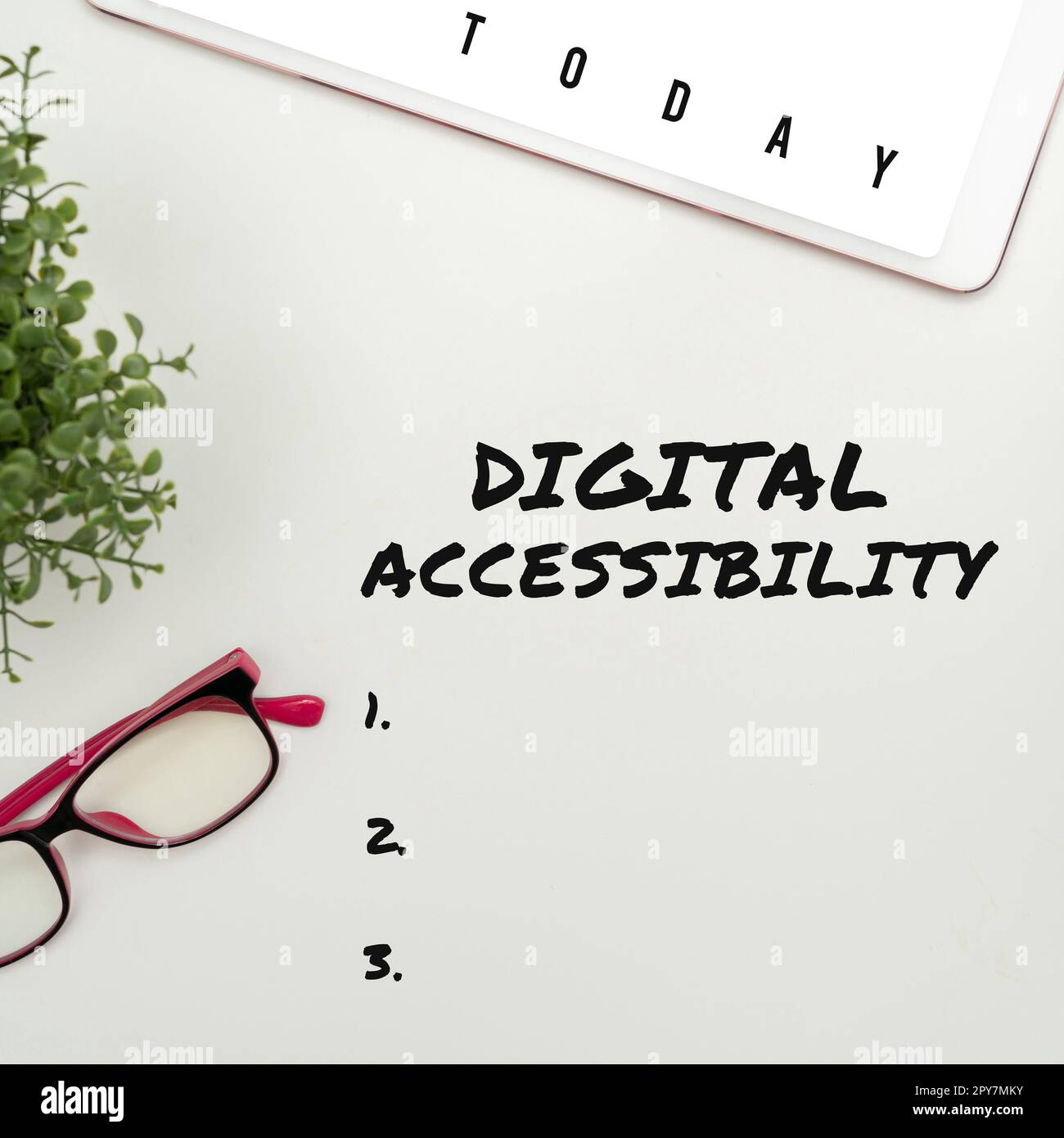 Writing displaying text Digital Accessibility. Word Written on ...