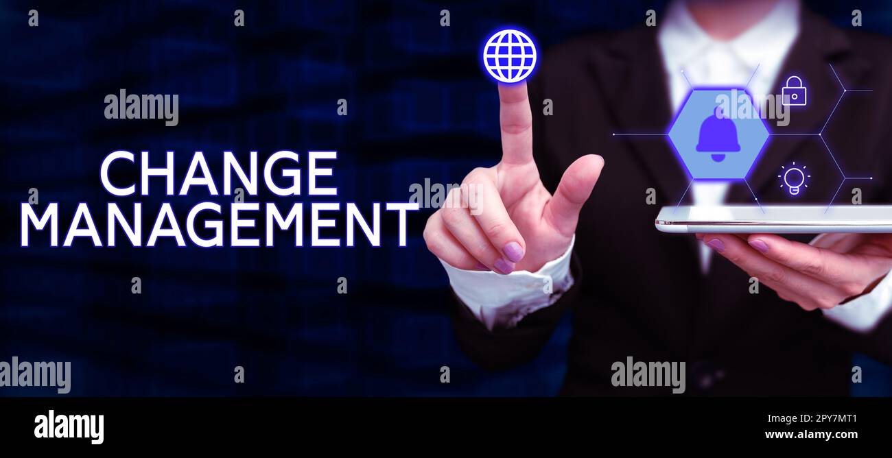 Inspiration showing sign Change Management. Business overview ...