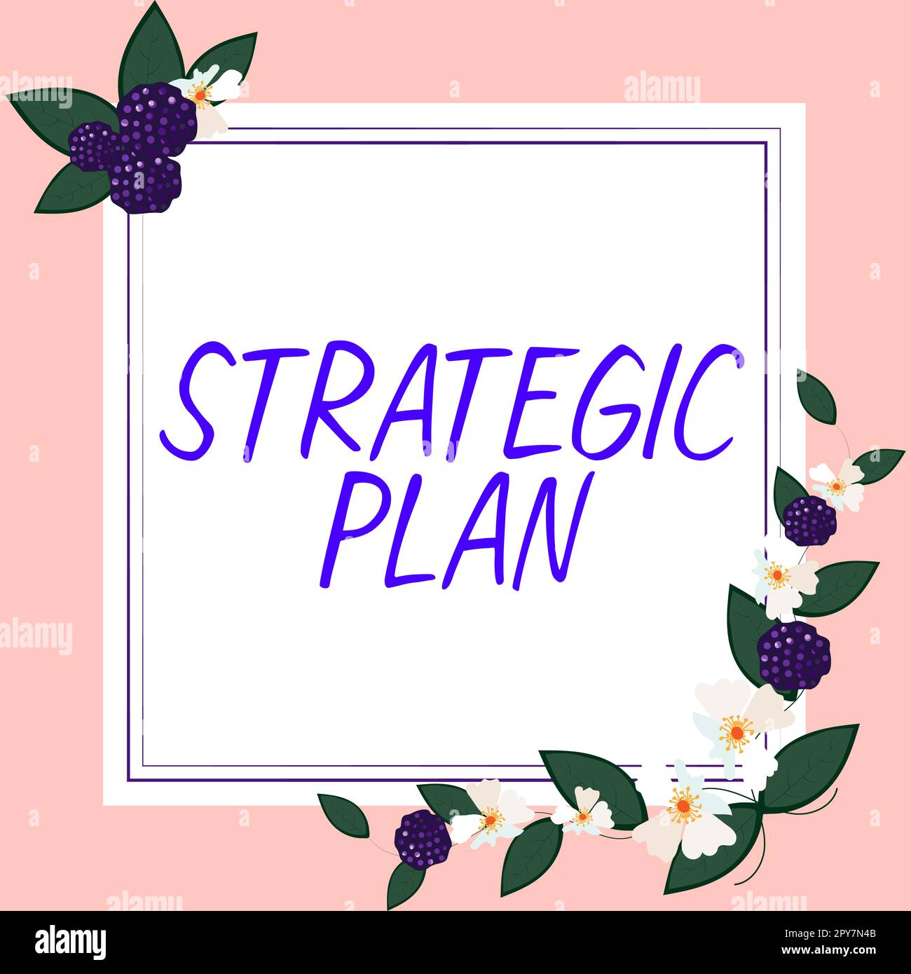 Text showing inspiration Strategic Plan. Word for A process of defining ...