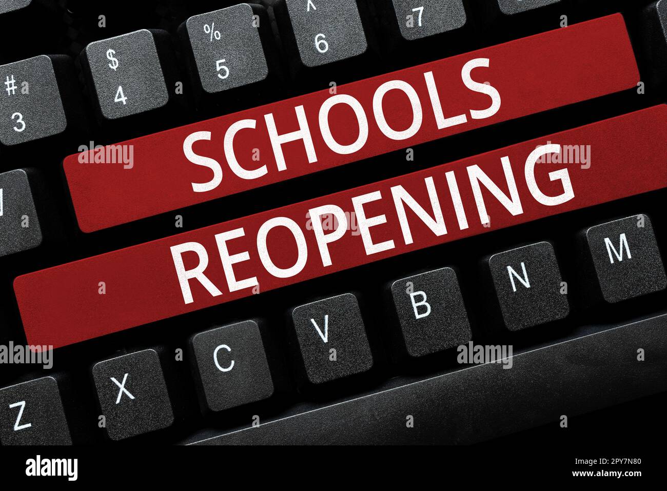 Inspiration showing sign Schools Reopening. Word Written on classes are ...