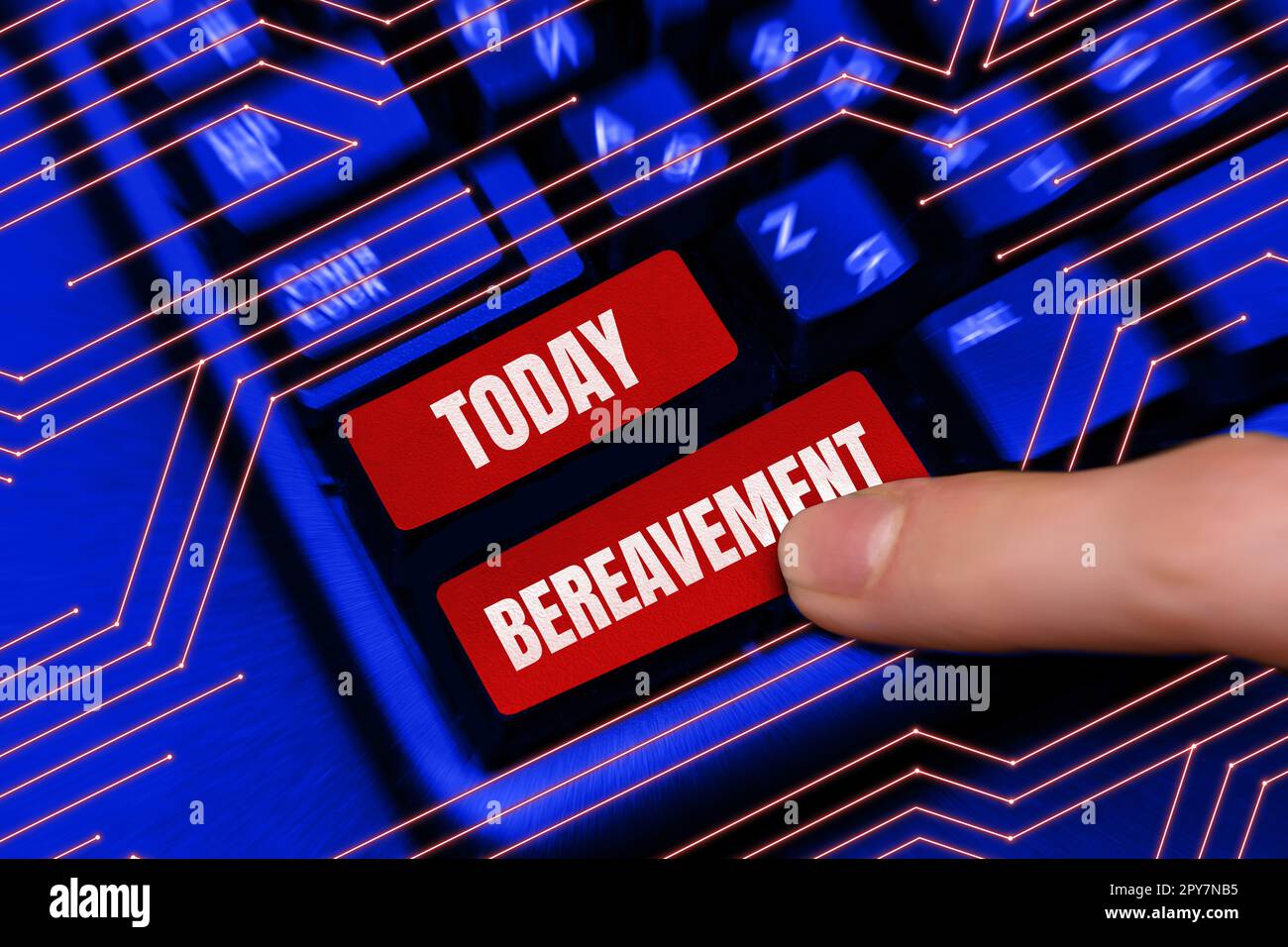 Inspiration showing sign Bereavement. Word for a period of mourning ...