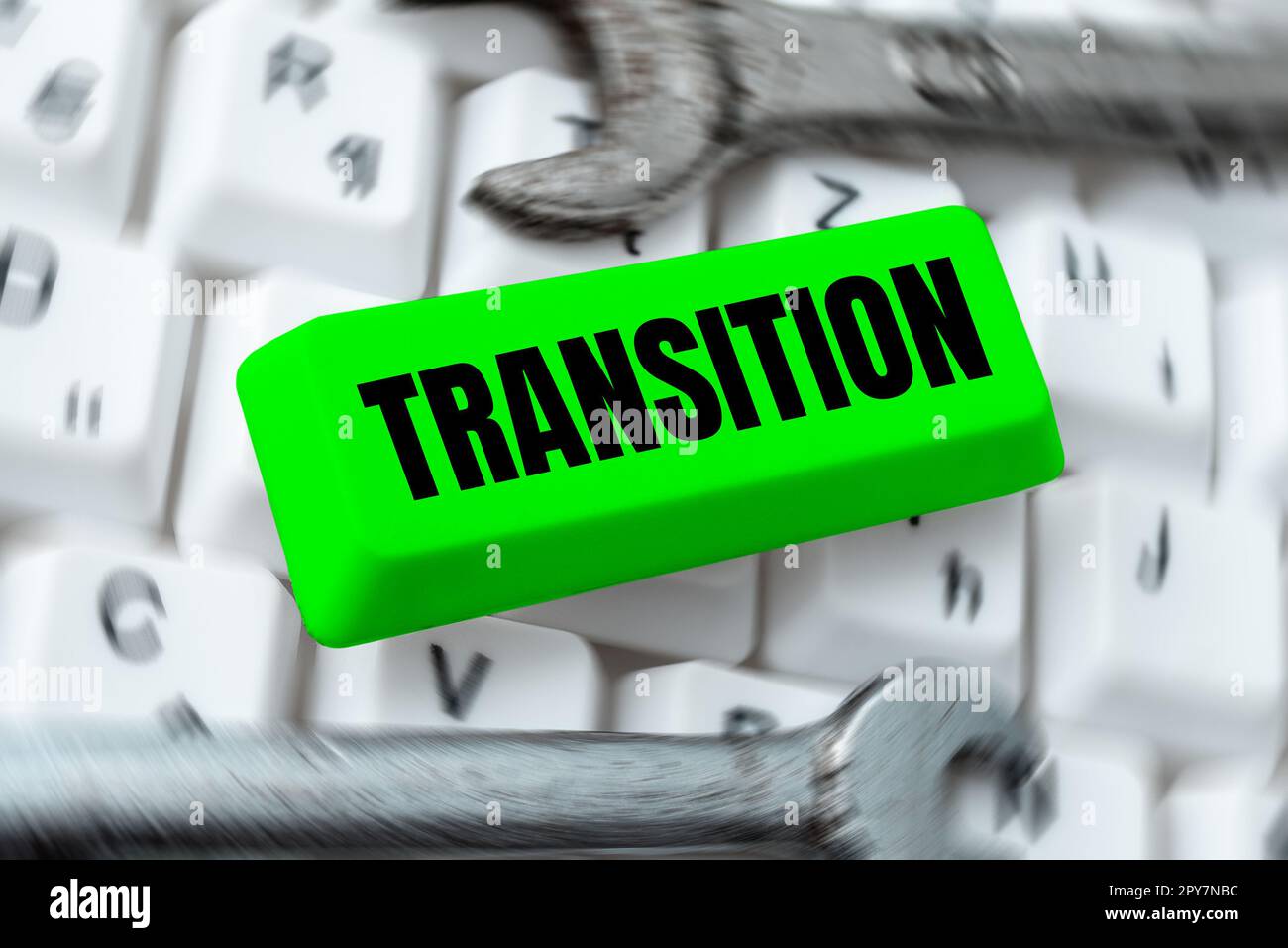 Text caption presenting Transition. Business showcase a dramatic or ...