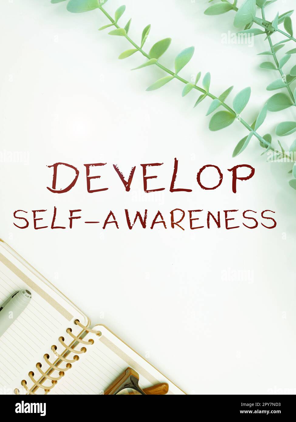 Conceptual caption Develop Self Awareness. Word for Improve sharp ...