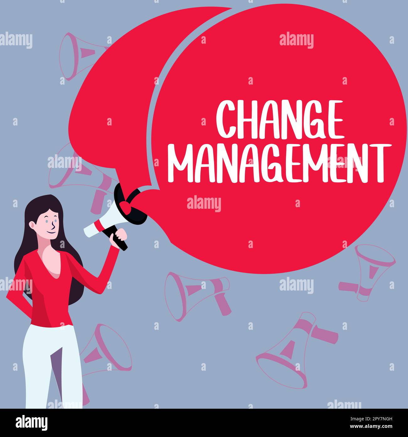 Writing displaying text Change Management. Internet Concept Replacement ...