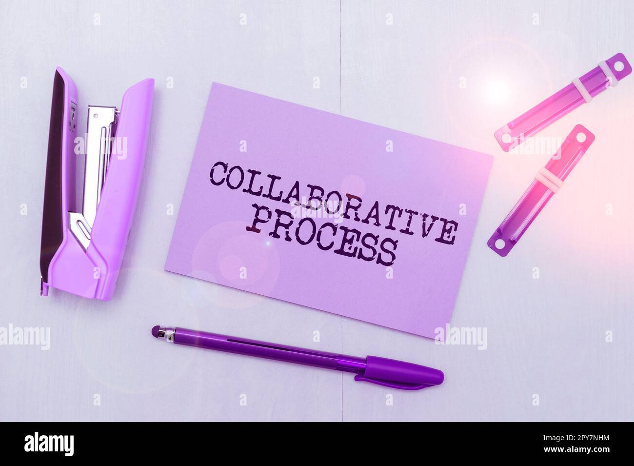 Conceptual display Collaborative Process. Business showcase people and ...