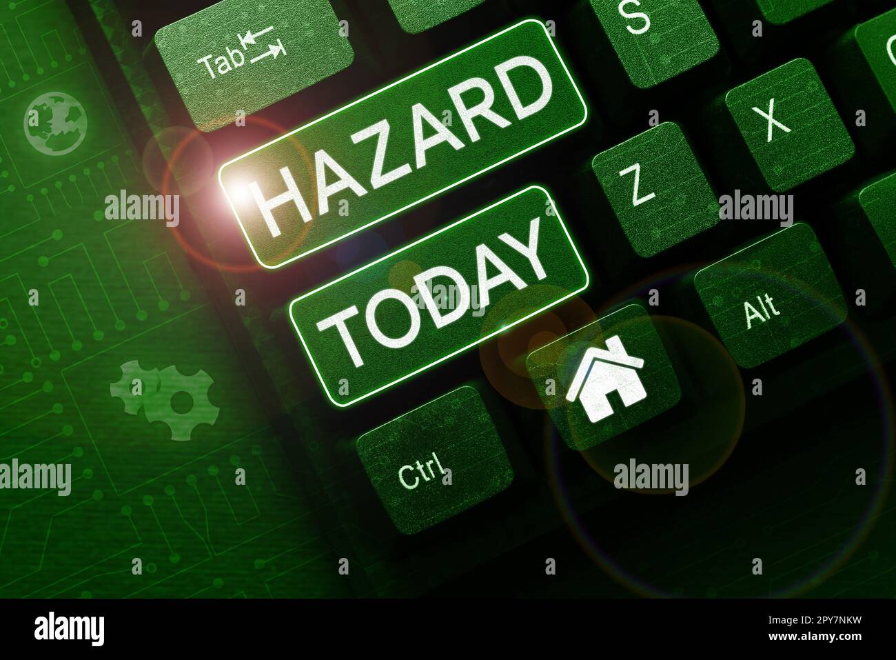 Handwriting text Hazard. Business showcase account or statement ...