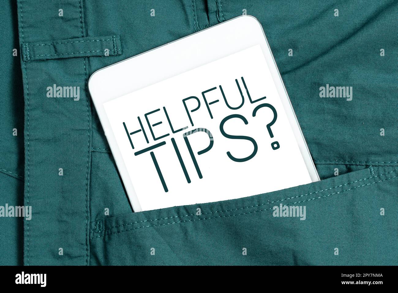 Writing Displaying Text Helpful Tips Concept Meaning Advices Given To