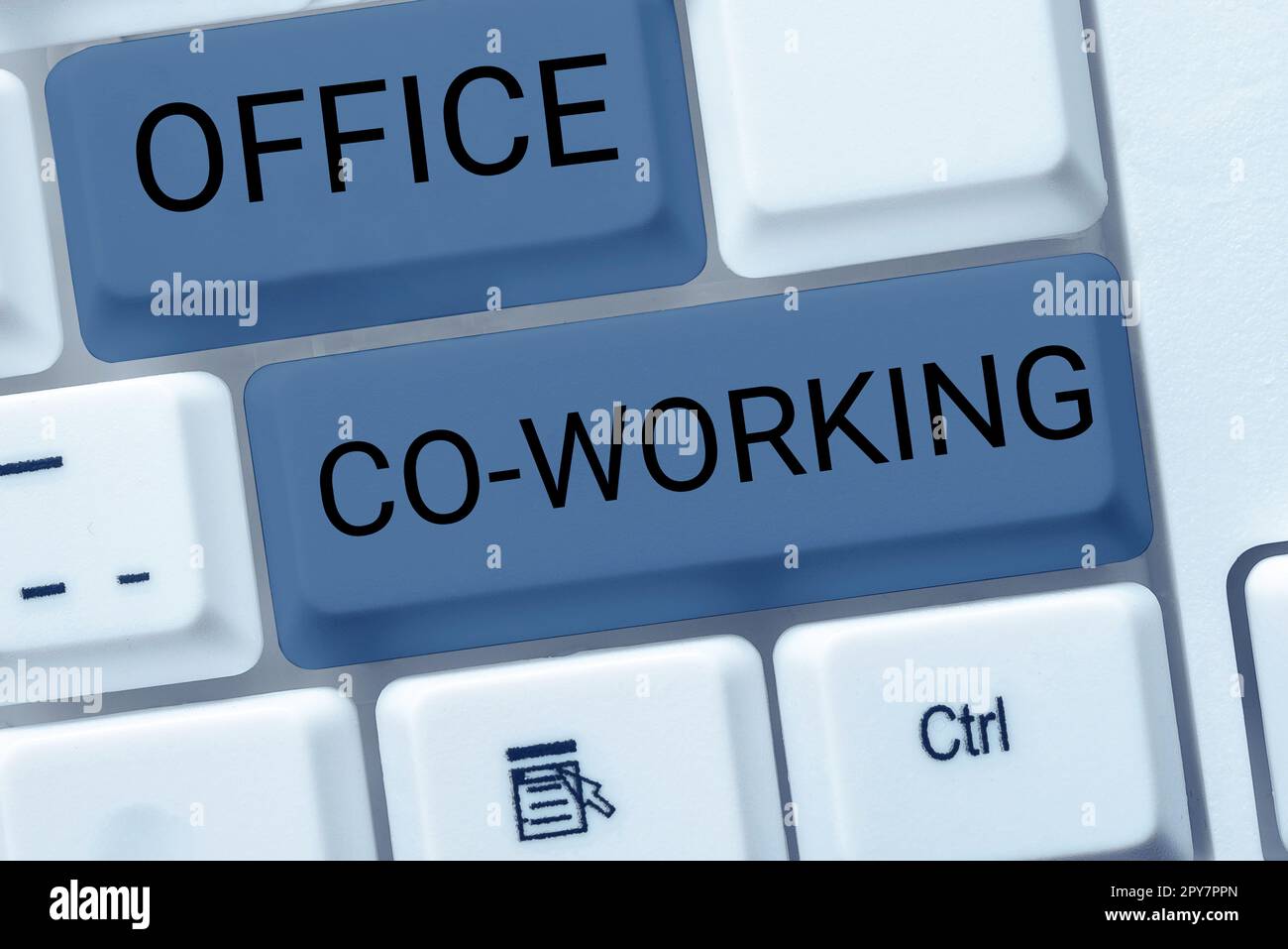 Handwriting text Office Co Working. Internet Concept Business services ...