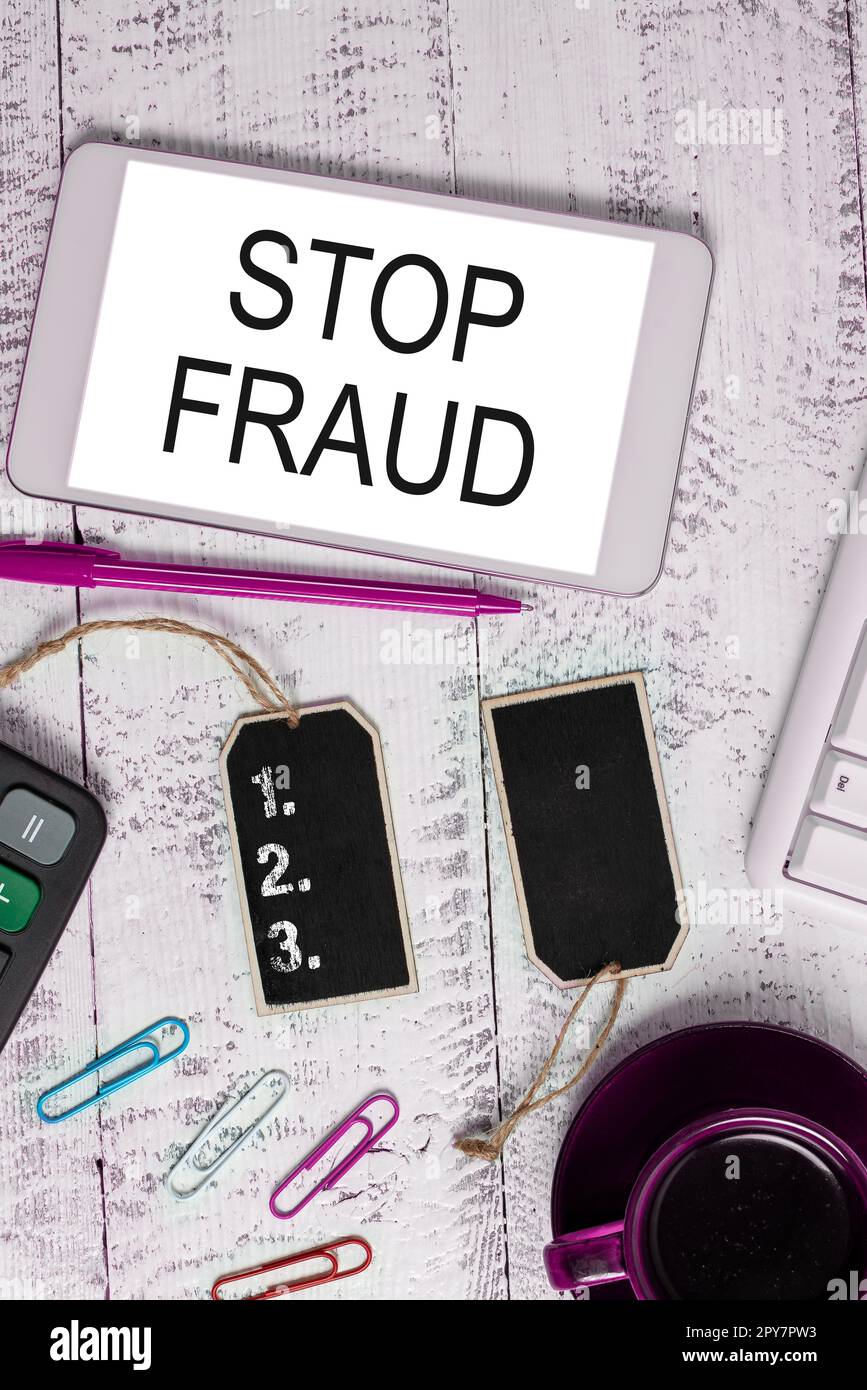 Conceptual display Stop Fraud. Conceptual photo campaign advices people ... Conceptual display Stop Fraud. Conceptual photo campaign advices people ...