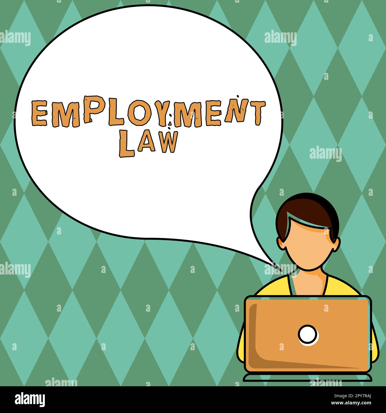 Sign displaying Employment Law. Concept meaning deals with legal rights ...