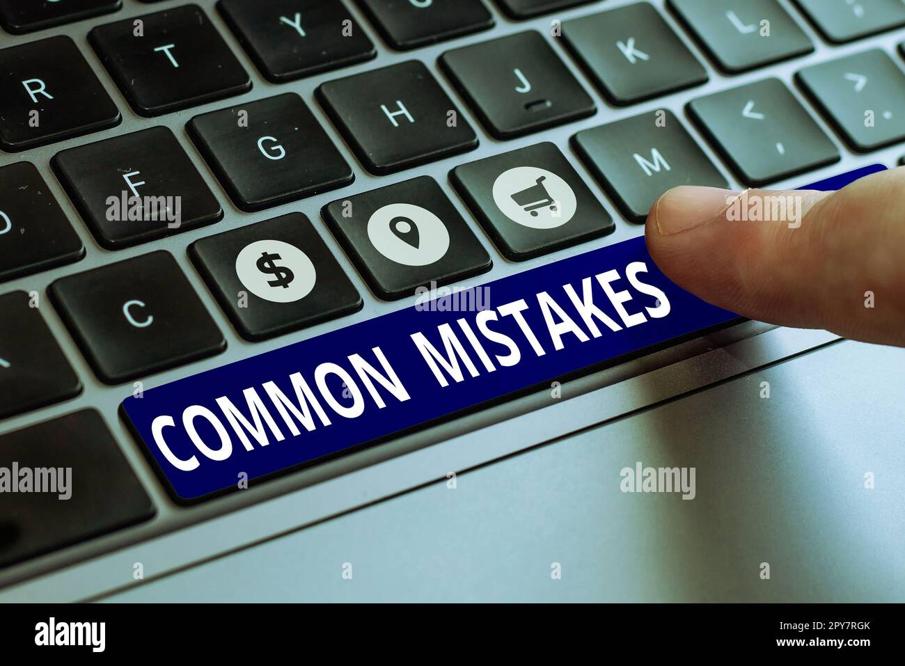 Sign displaying Common Mistakes. Word for actions that are often used ...
