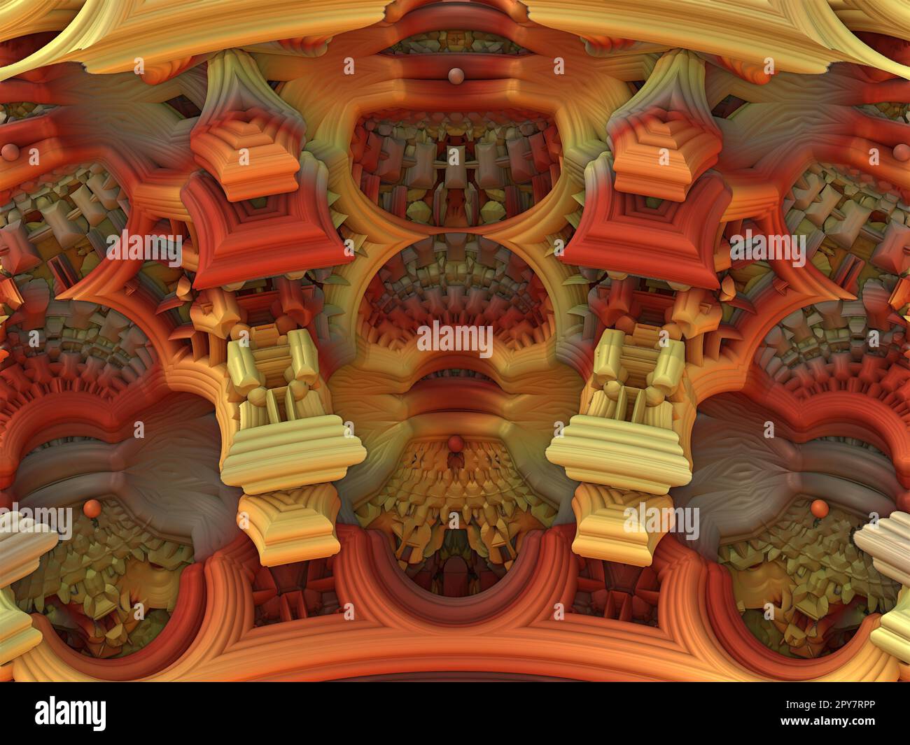 the surface of an alien planet under an alien sun 3d rendering Stock ...