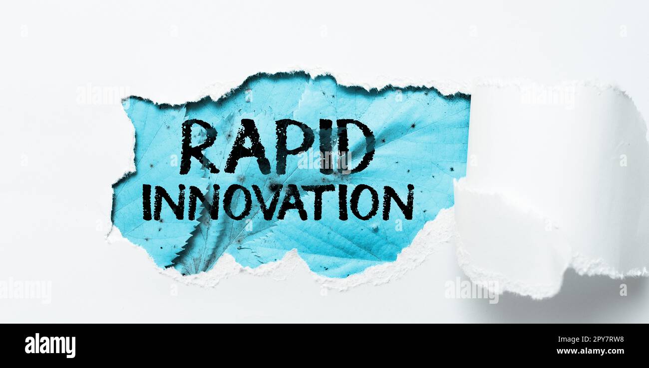 Conceptual caption Rapid Innovation. Conceptual photo characteristic of ... Conceptual caption Rapid Innovation. Conceptual photo characteristic of ...