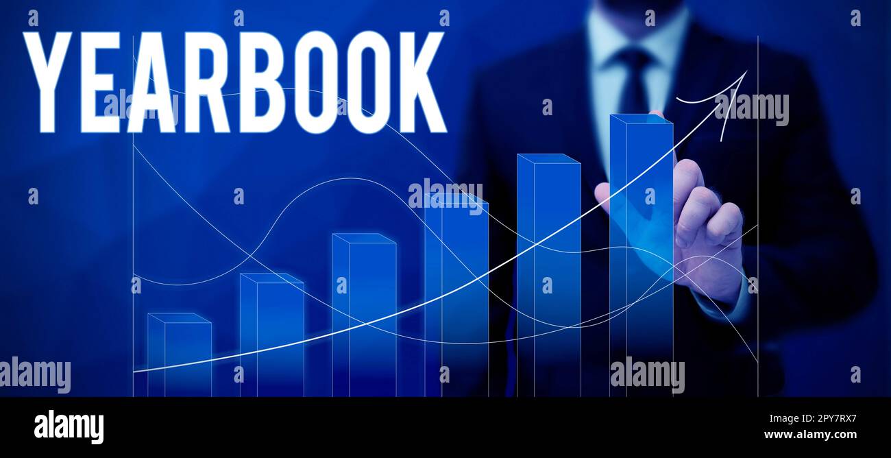 Conceptual display Yearbook. Business overview publication compiled by ...