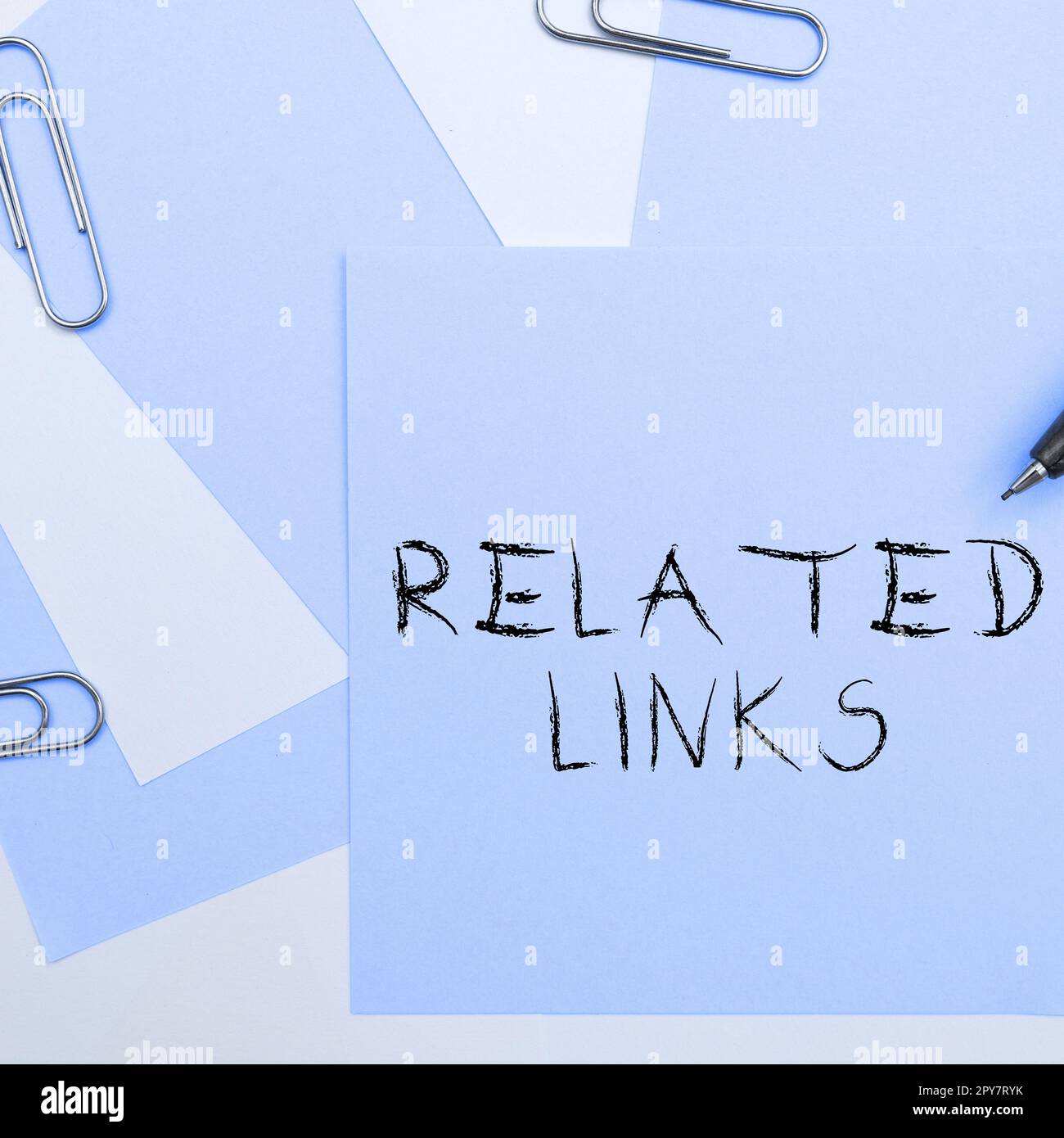 Inspiration showing sign Related Links. Conceptual photo Website inside ...