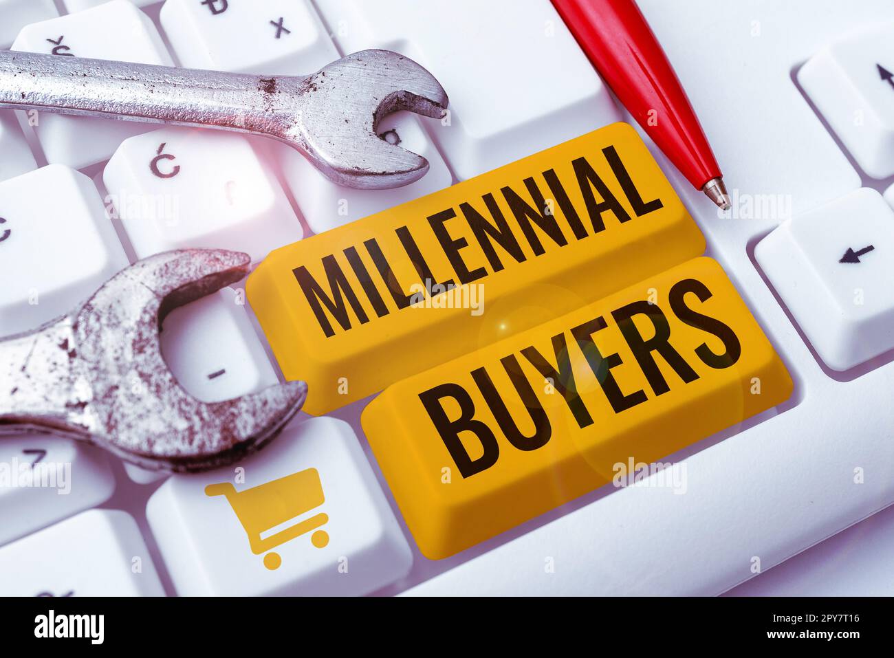 Inspiration showing sign Millennial Buyers. Business showcase Type of ...
