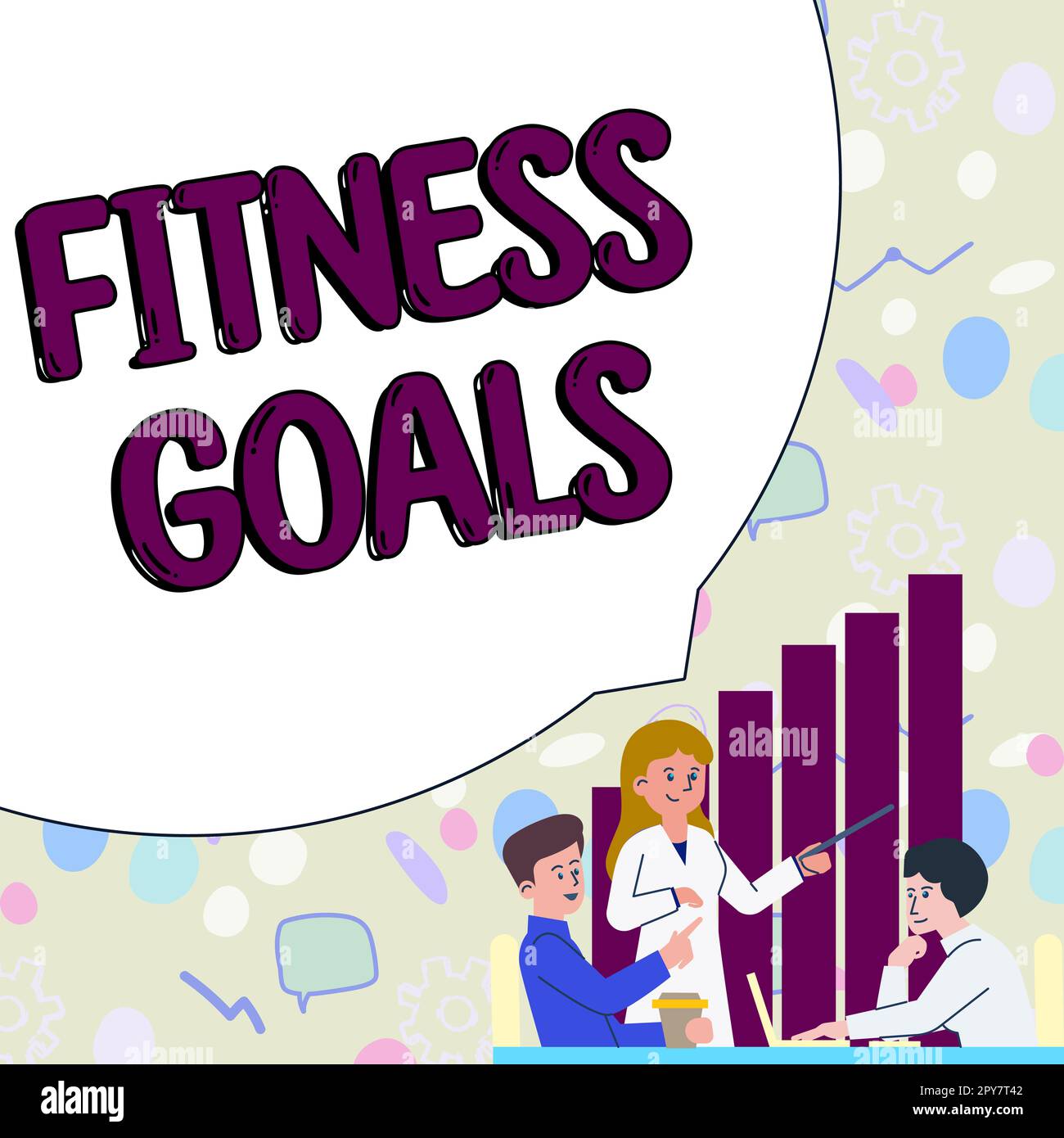 Text caption presenting Fitness Goals. Word Written on Loose fat Build ...