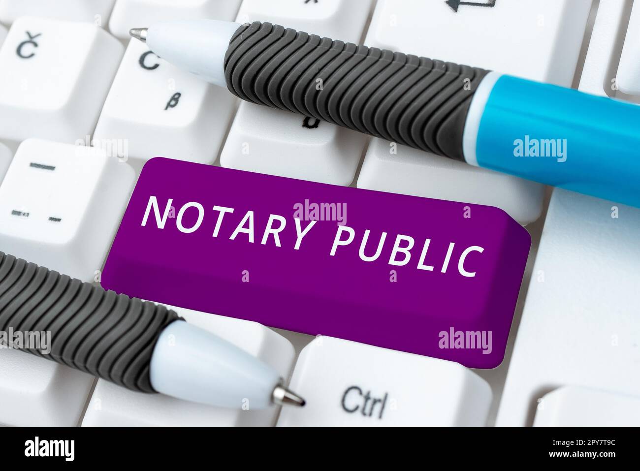 Writing displaying text Notary Public. Business approach Legality ...